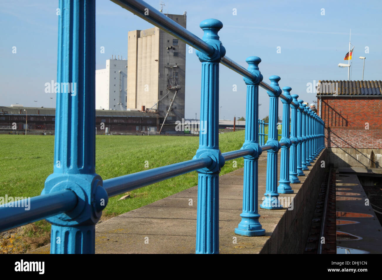 Blue railing hi-res stock photography and images - Alamy