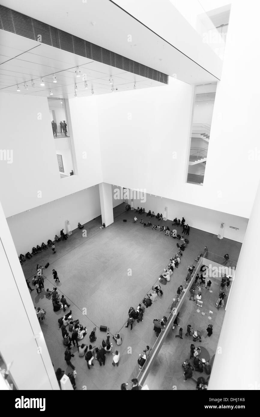 Moma modern art gallery Black and White Stock Photos & Images - Alamy
