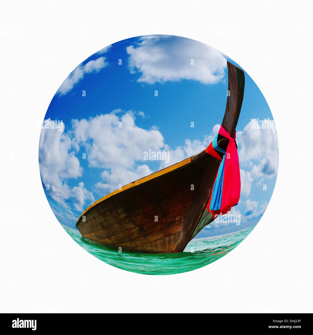 Boat on sea shore Cut Out Stock Images & Pictures - Alamy