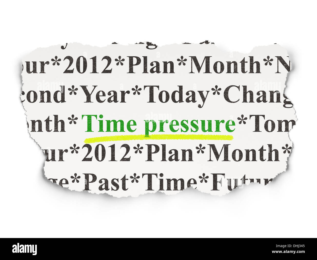 Timeline concept: Time Pressure on Paper background Stock Photo - Alamy