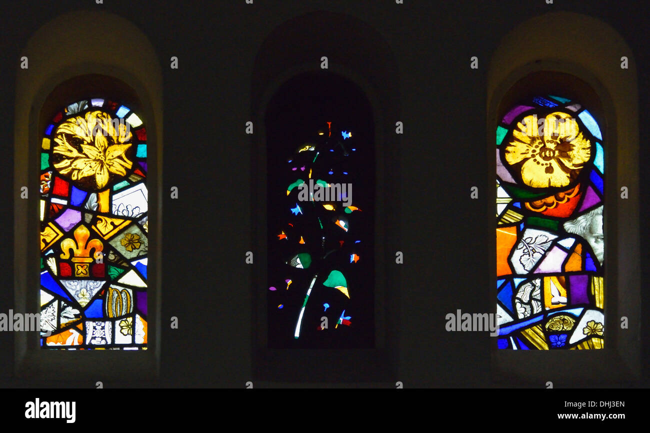 Clerestory windows. Church of Saint Mary. Wreay, Cumbria, England ...