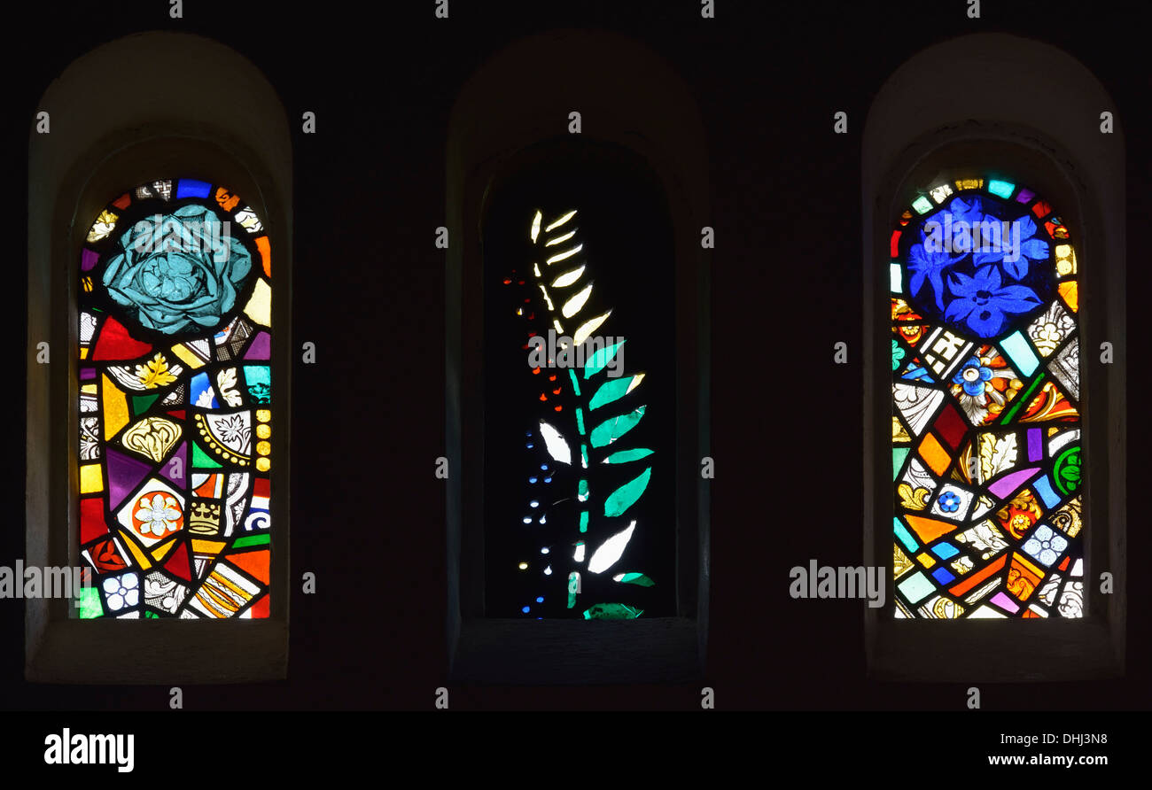 Clerestory windows. Church of Saint Mary. Wreay, Cumbria, England ...