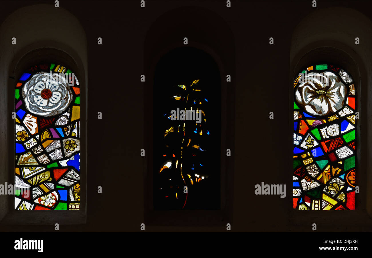 Clerestory windows. Church of Saint Mary. Wreay, Cumbria, England ...