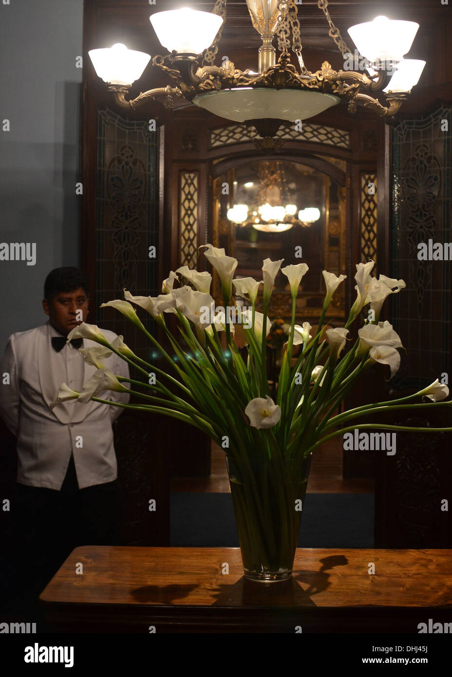 The Casa de Aliaga, in central Lima, one of the oldest colonial homes ...