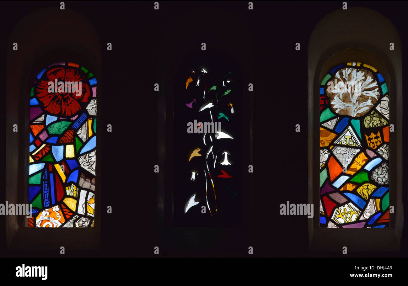 Clerestory windows. Church of Saint Mary. Wreay, Cumbria, England ...