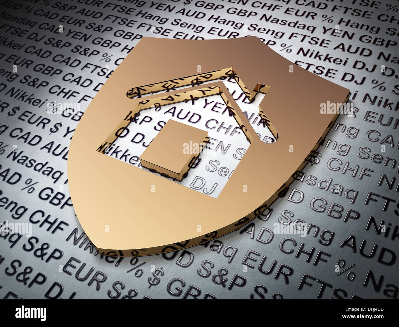 Golden shield project hi-res stock photography and images - Alamy