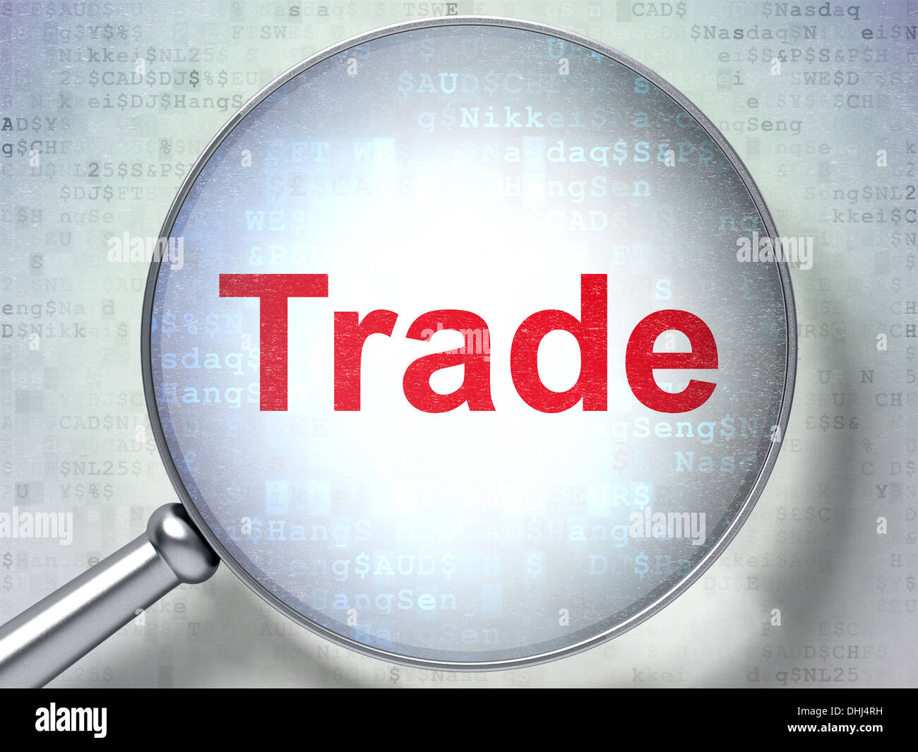 Business concept: Trade with optical glass Stock Photo - Alamy