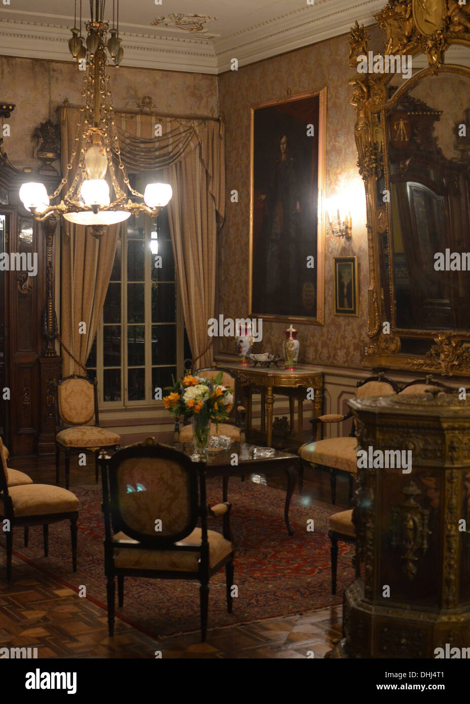 The Casa de Aliaga, in central Lima, one of the oldest colonial homes ...