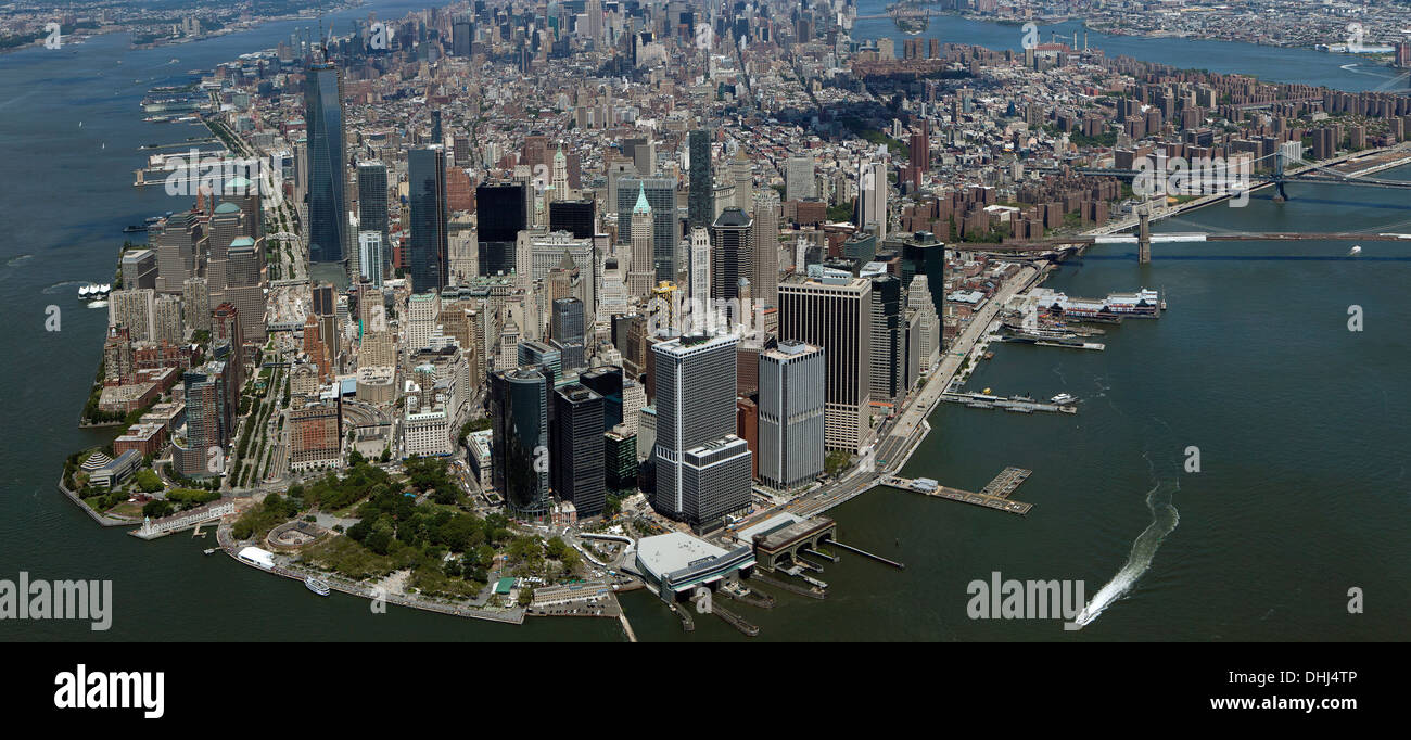 Freedom tower new york aerial hi-res stock photography and images - Alamy