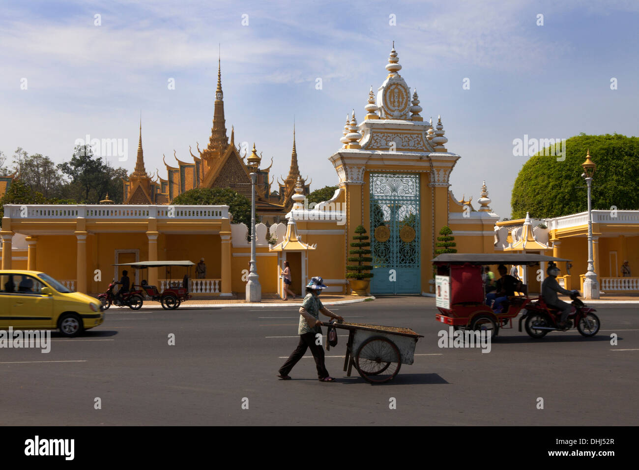 Royal Palace, Phnom Penh. Capital of, Cambodia, Asia Stock Photo - Alamy