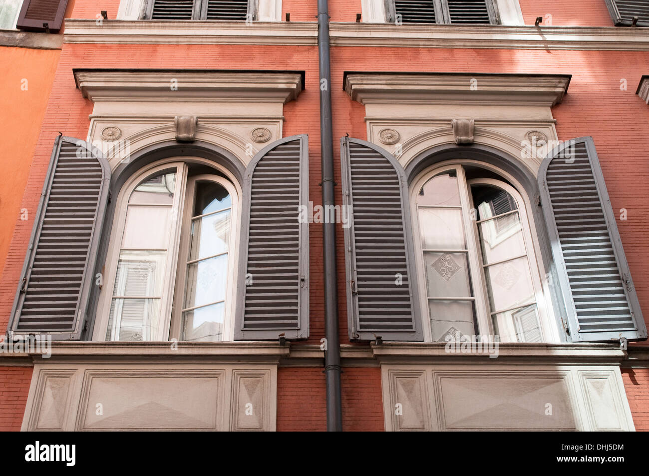 Beautiful Windows, Trastevere, Rome, Italy Stock Photo - Alamy