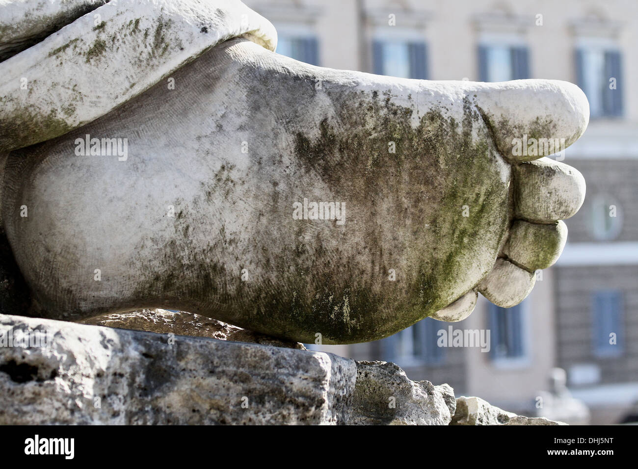 Foot marble sculpture in rome hi-res stock photography and images - Alamy