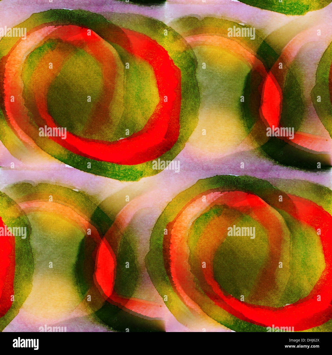 seamless texture watercolor background abstract green, red paint ...
