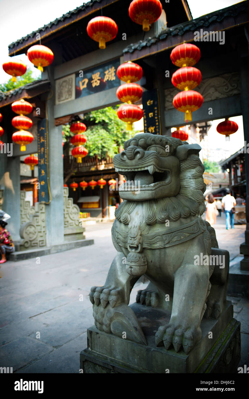 Buildings historical history tourist tourism sichuan province china ...