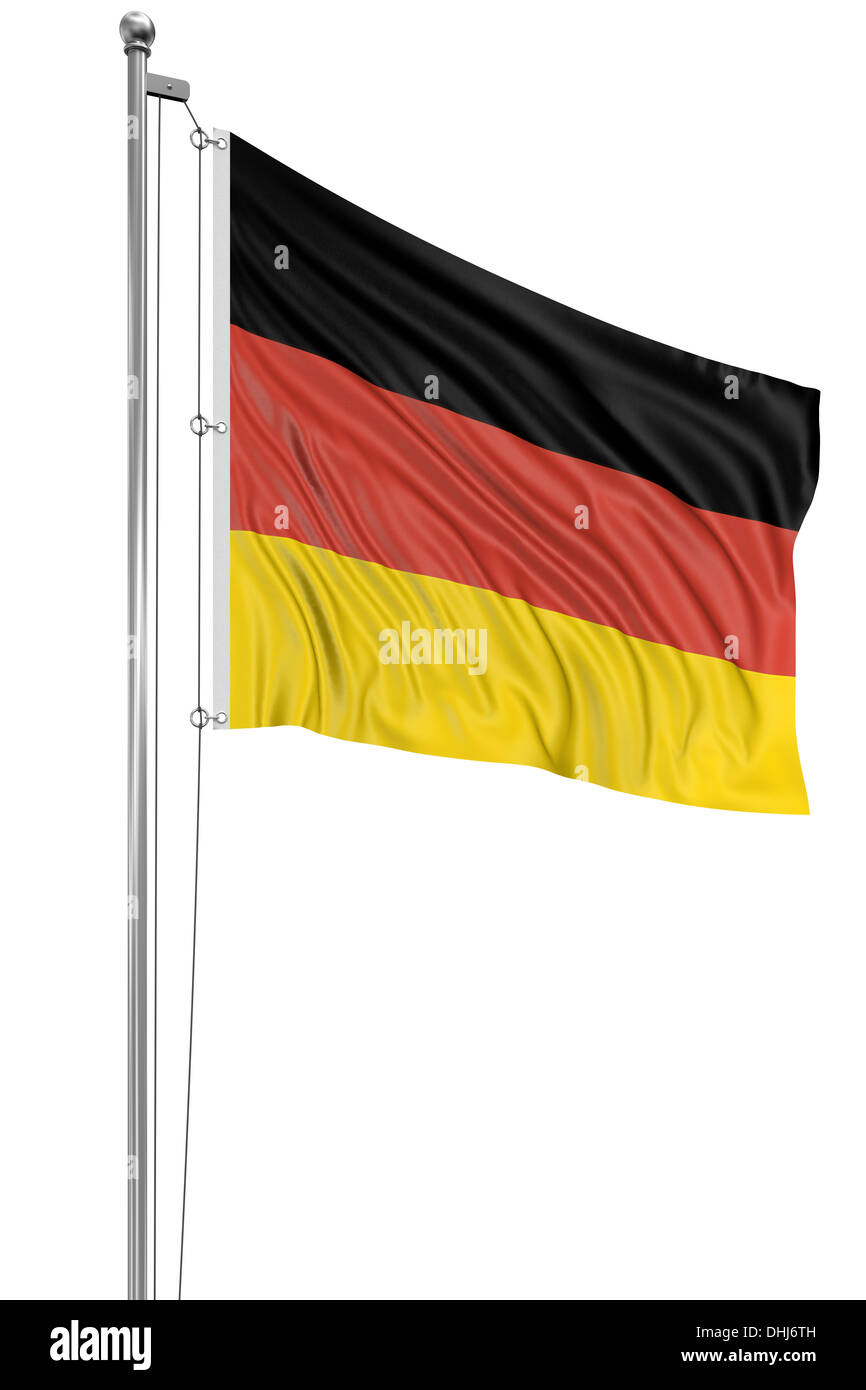 3D German flag Stock Photo - Alamy