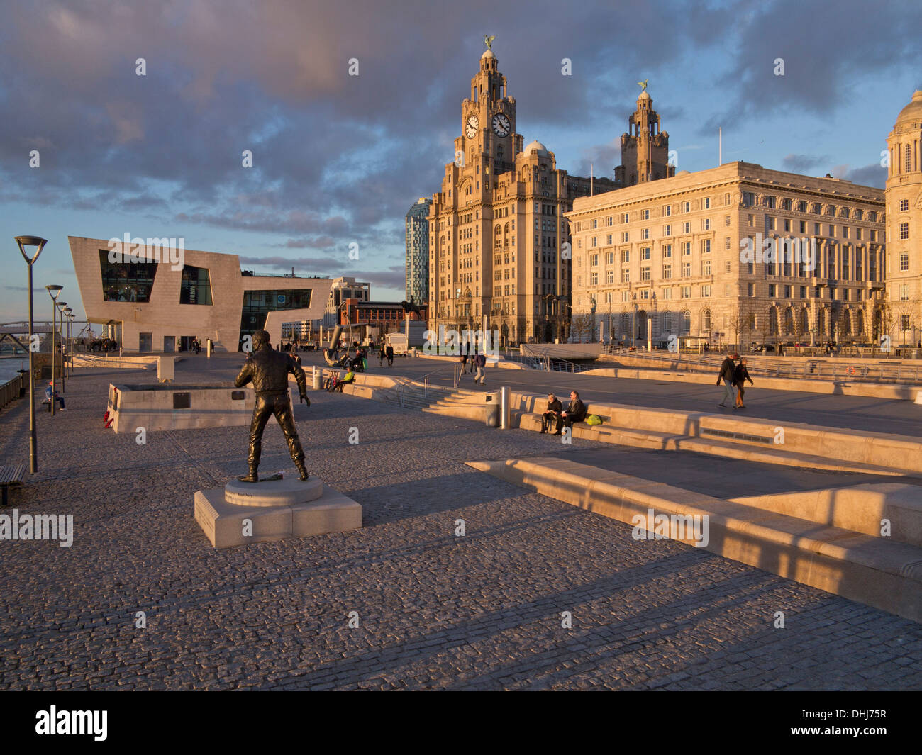 Views of downtown Liverpool by Albert Docks, England,UK Stock Photo - Alamy