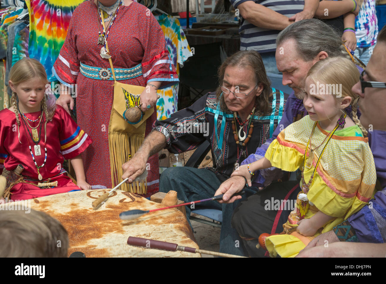 Native American Drum Circle High Resolution Stock Photography and ...