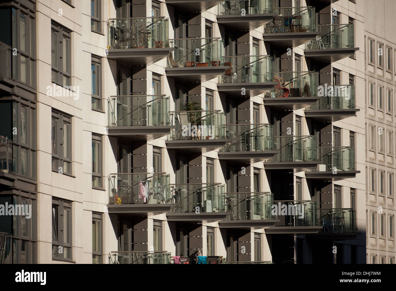 Apartment building balconies uk hi-res stock photography and images - Alamy