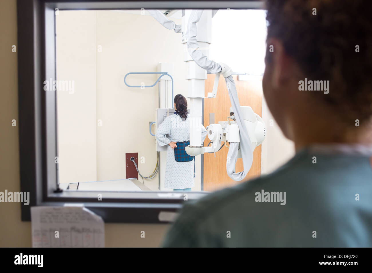 Patient Getting Chest Xray Stock Photo - Alamy