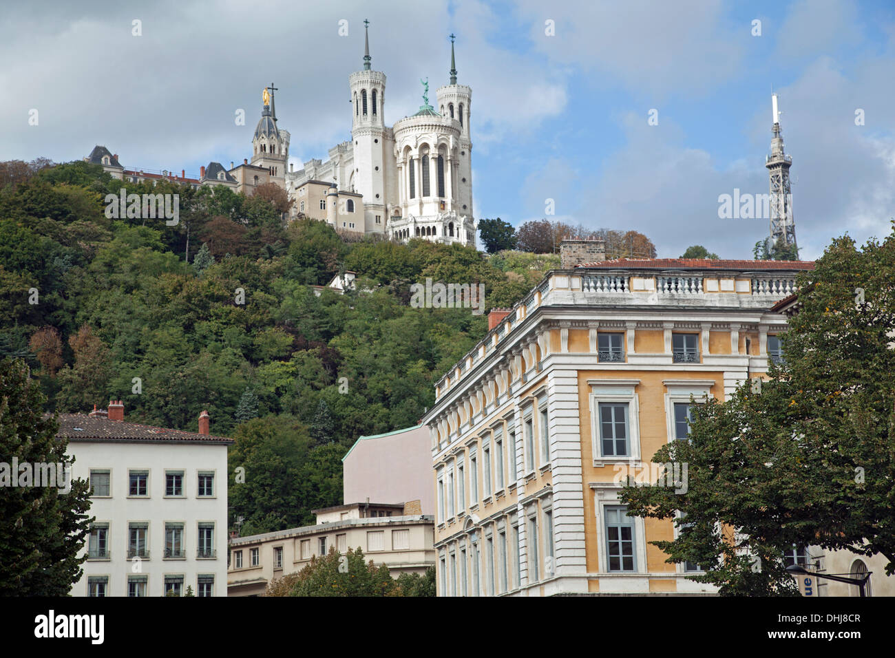 Basilique de Notre-Dame de Fourviere Stock Photo - Alamy