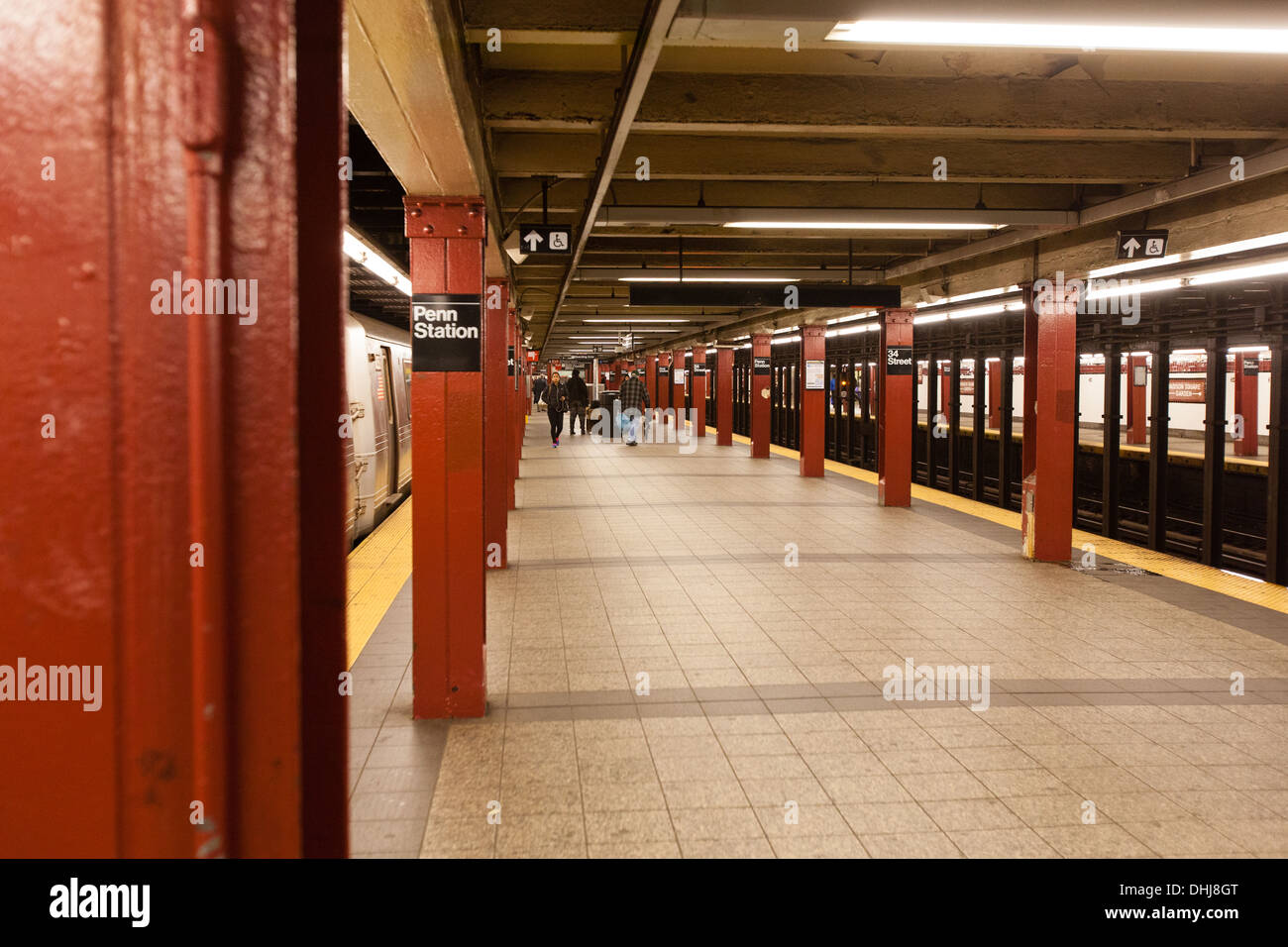 Penn subway station, Manhattan, New York City, United States of America ...