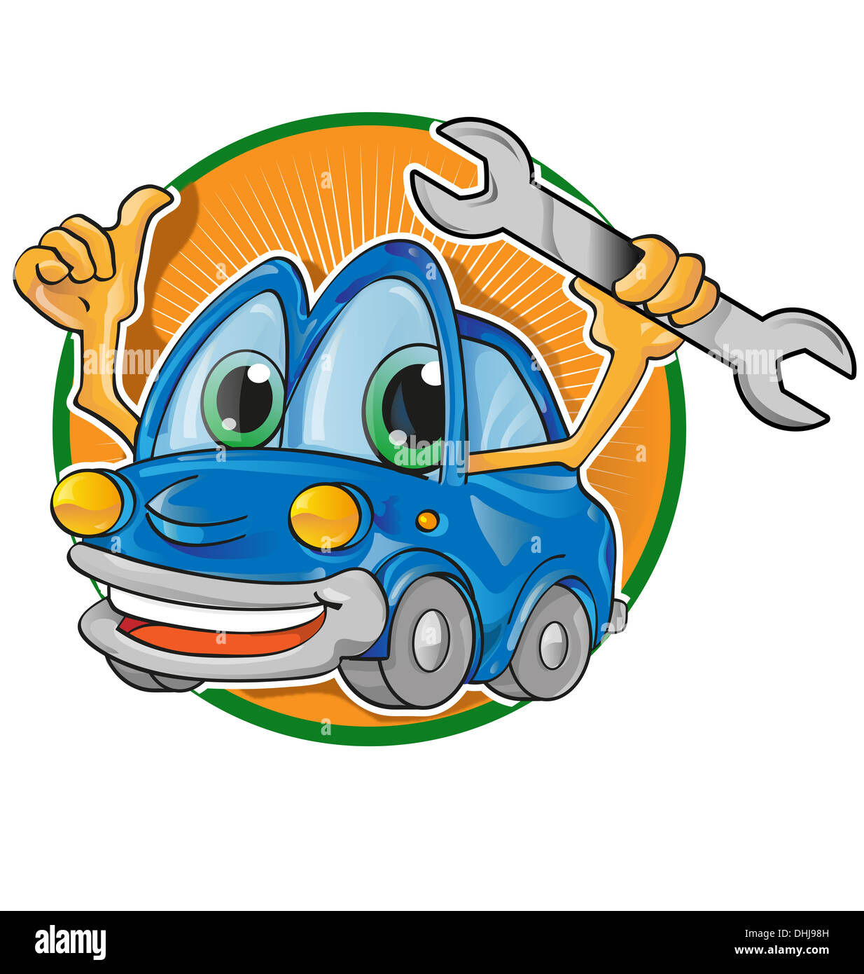 Cartoon Car Auto Repair Garage High Resolution Stock Photography and ...