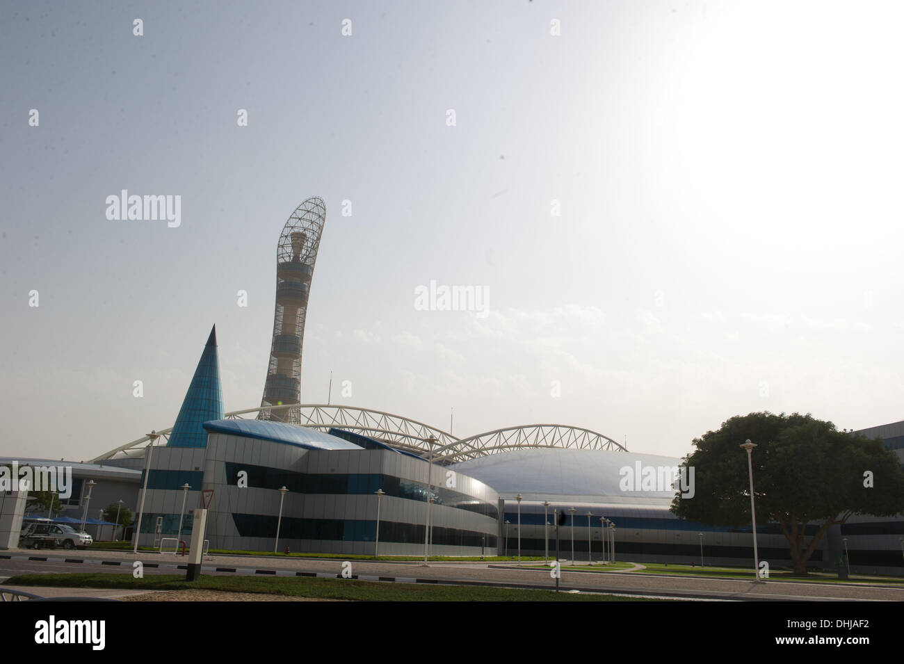 Doha, Qatar. 09th Jan, 2013. The Aspire Zone Sports City is pictured in ...