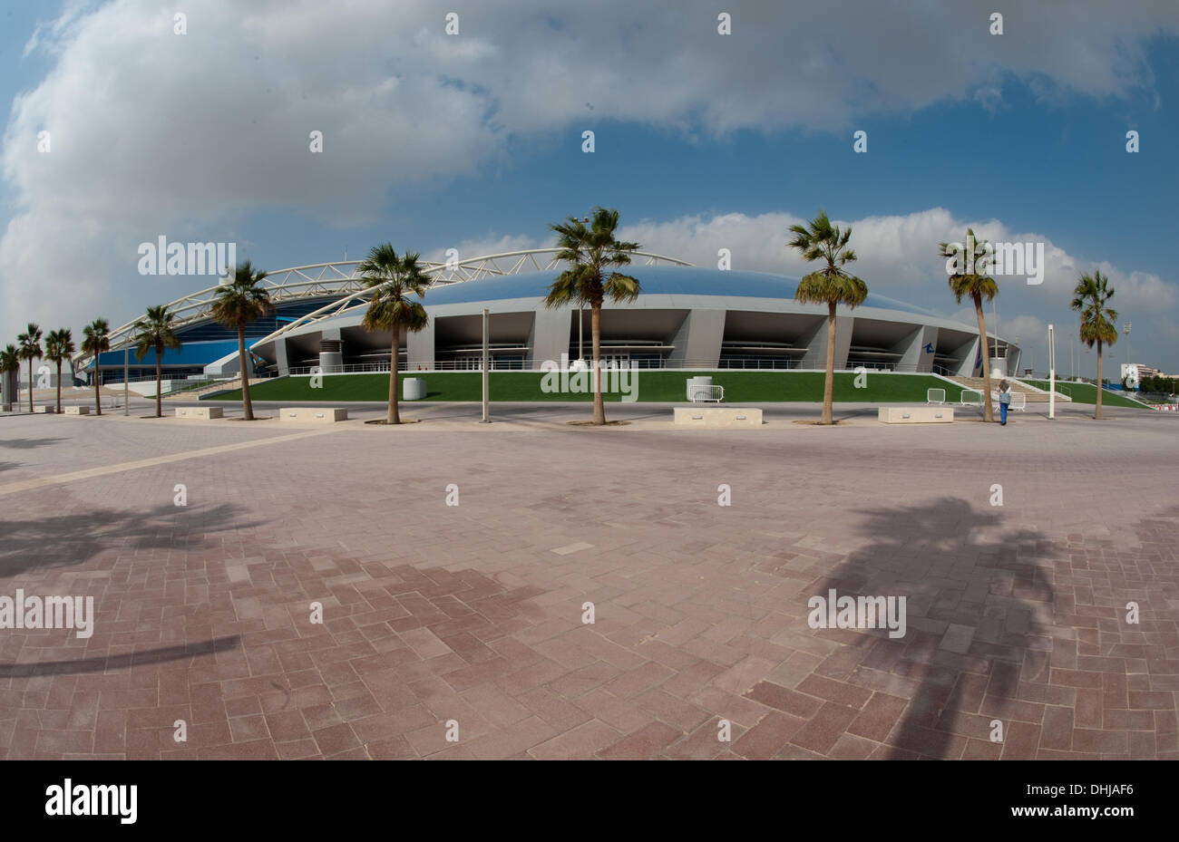 Doha, Qatar. 09th Jan, 2013. The Aspire Zone Sports City is pictured in ...