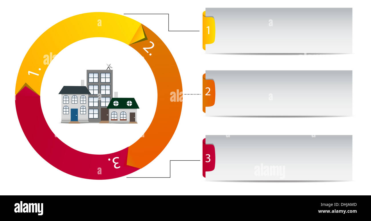 Town infographic template business concept vector illustration Stock ...