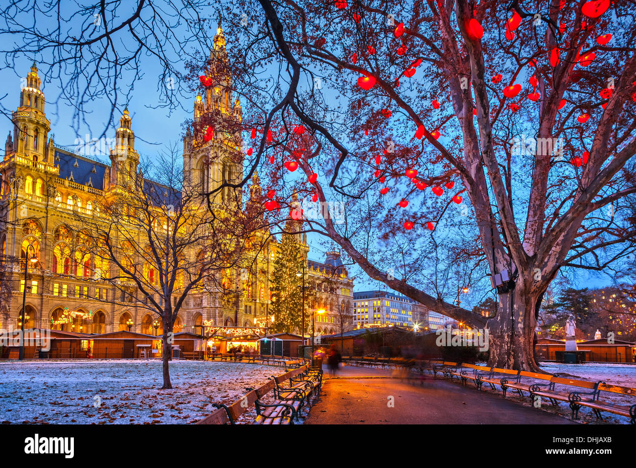 Christmas trees vienna hi-res stock photography and images - Alamy