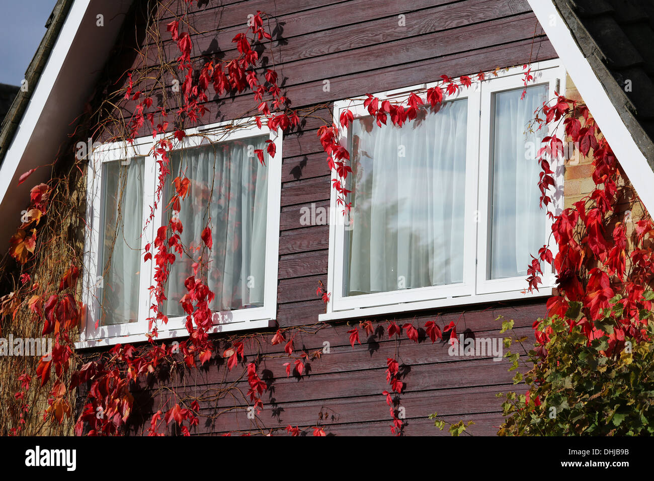 House wood windows hi-res stock photography and images - Alamy
