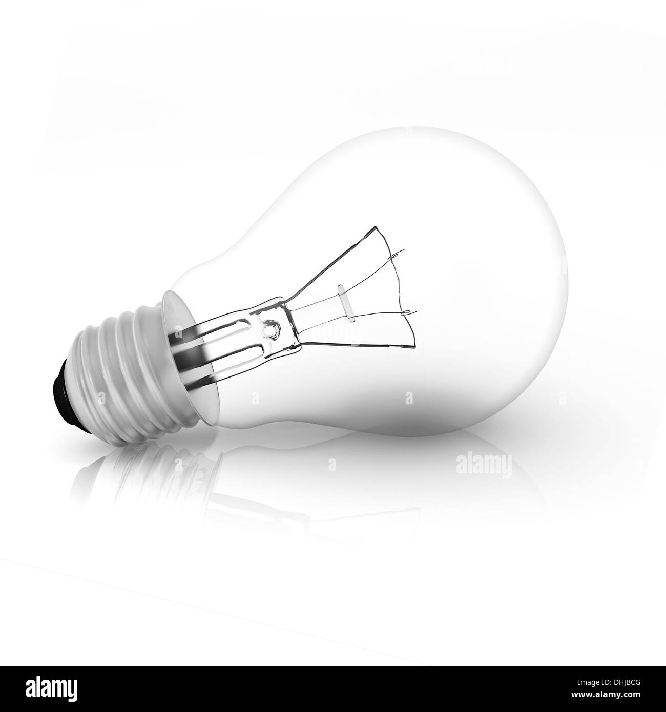 Black And White Light Bulb Photography