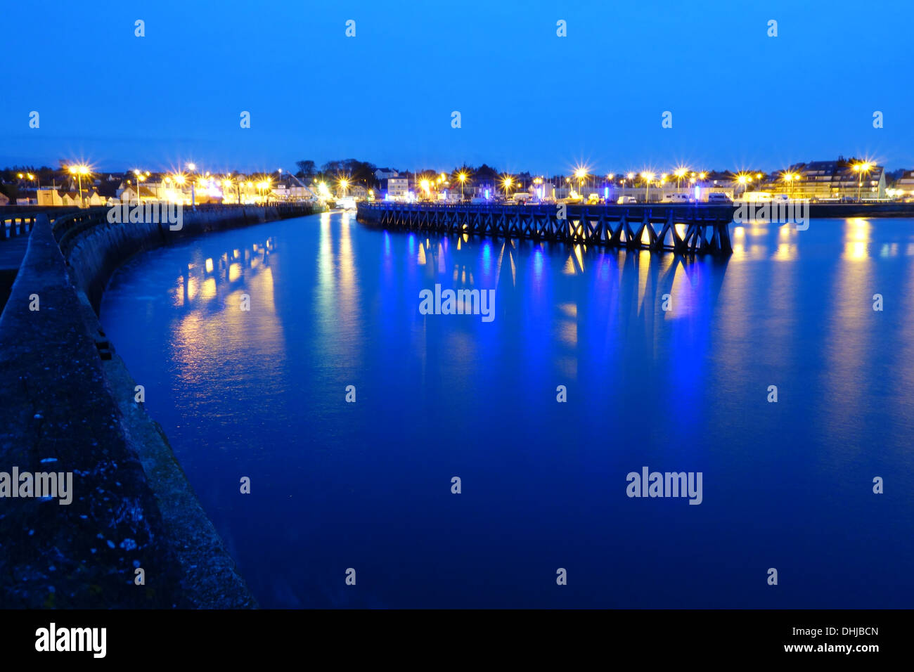 Fishing town at night hi-res stock photography and images - Alamy