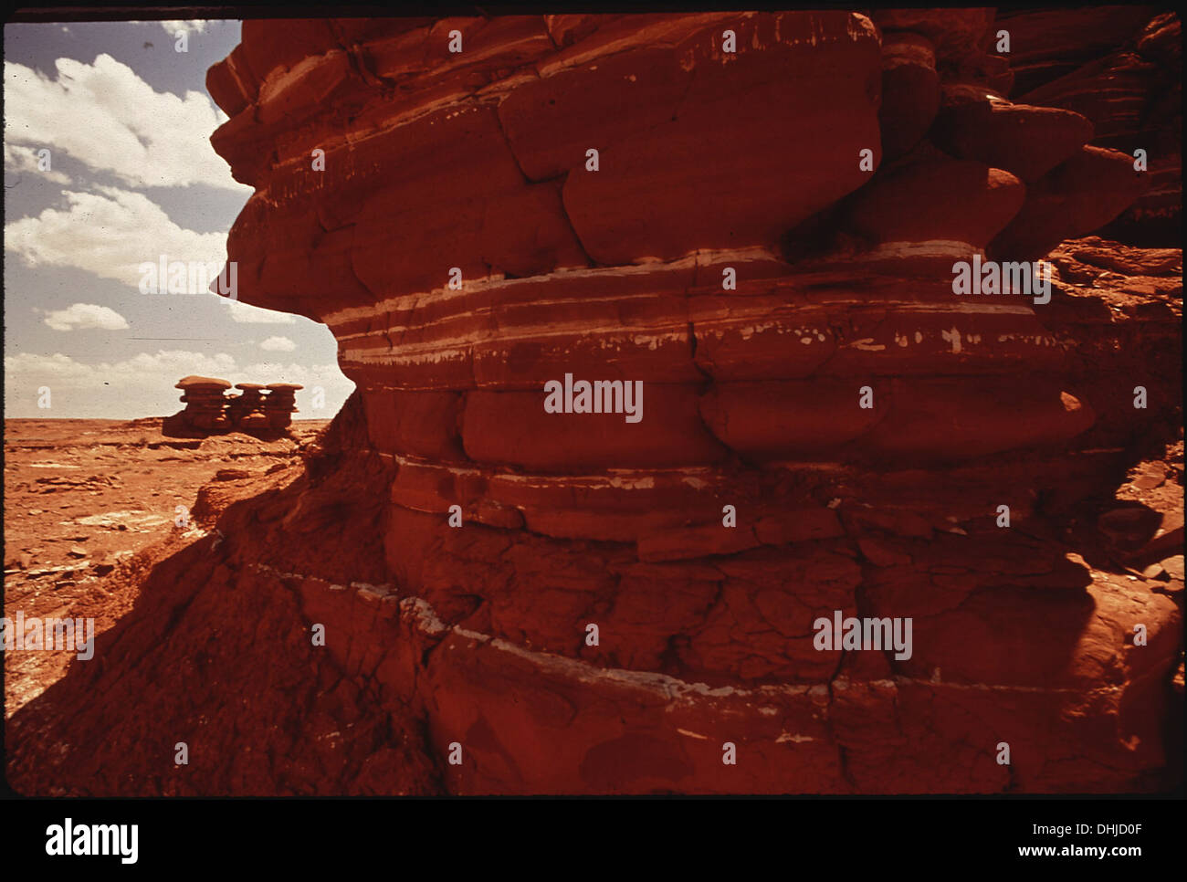 This image showcases balancing rocks, a natural geological feature ...