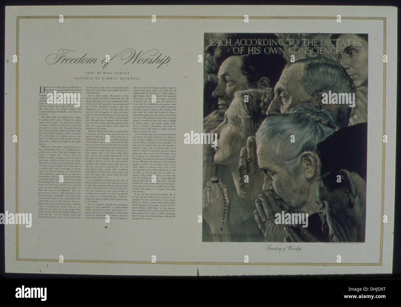 This image represents the concept of freedom of worship, reflecting the ...