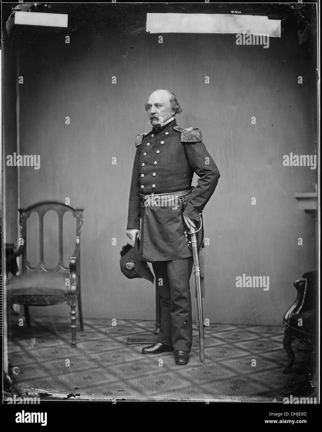 Showcasing his role and rank during his service hi-res stock ...