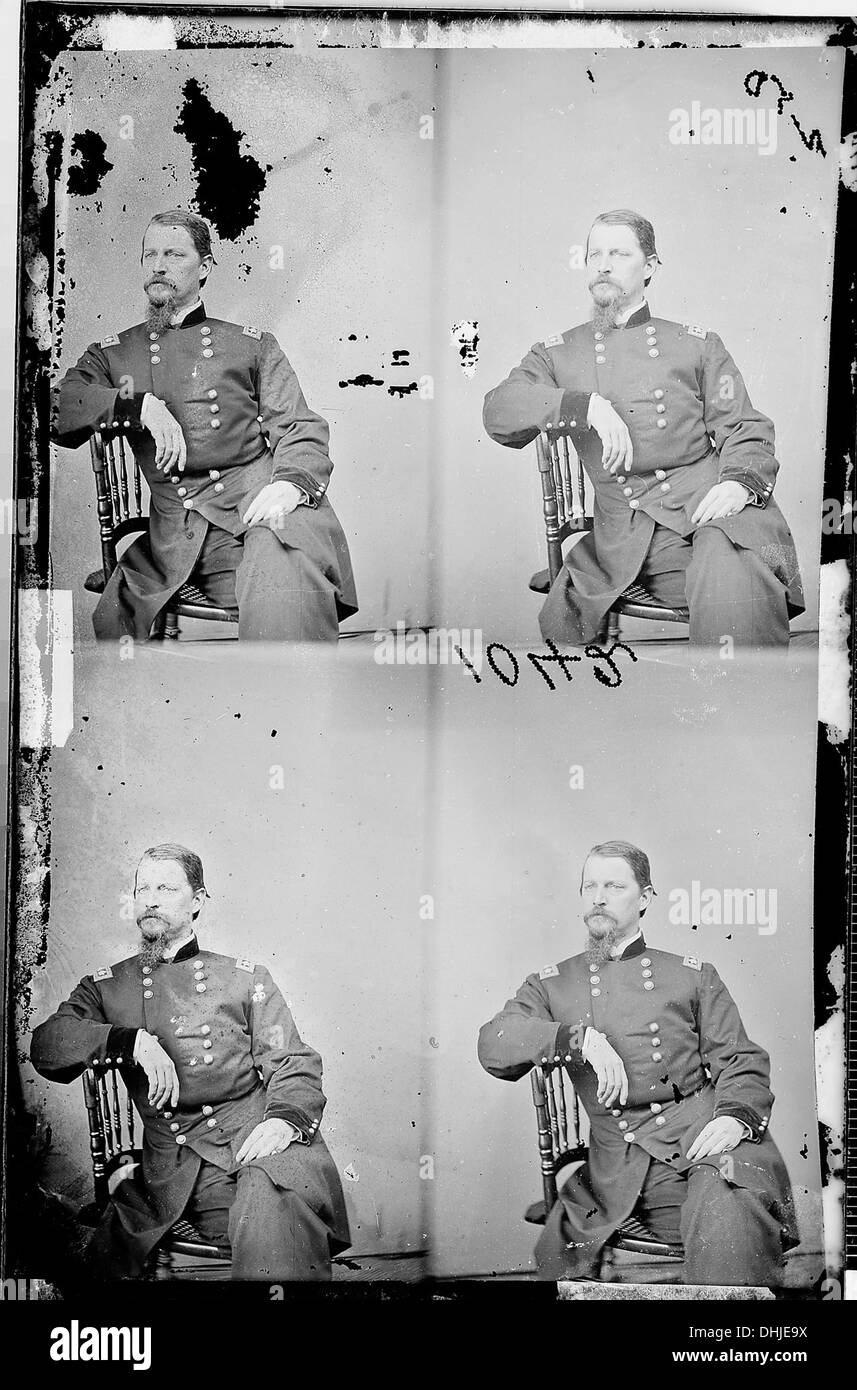 This image features General Winfield S. Hancock, a prominent figure in ...