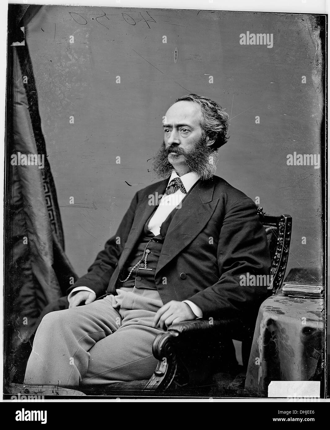 A portrait of a gentleman, depicting traditional attire and formal ...