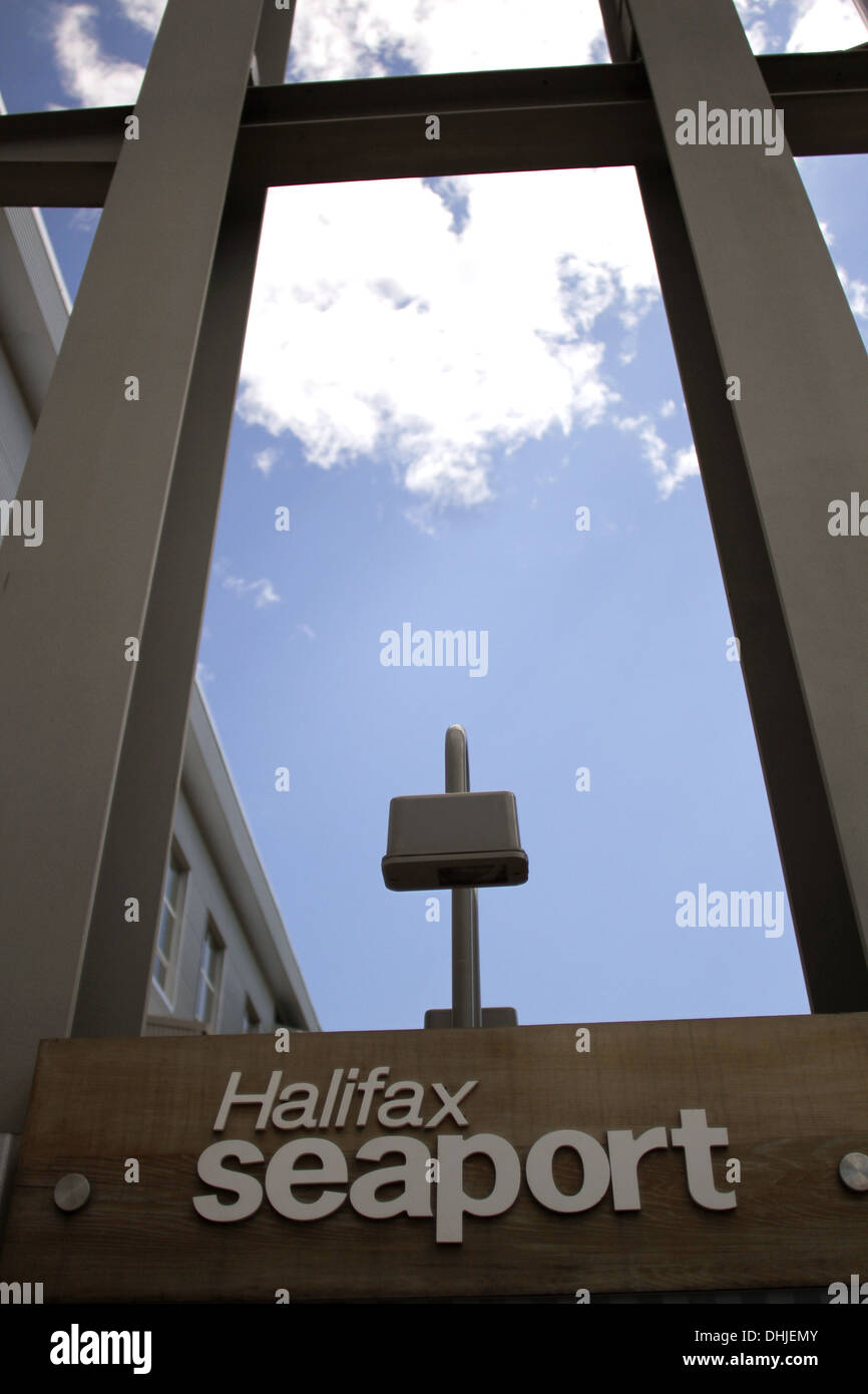Halifax seaport sign hi-res stock photography and images - Alamy