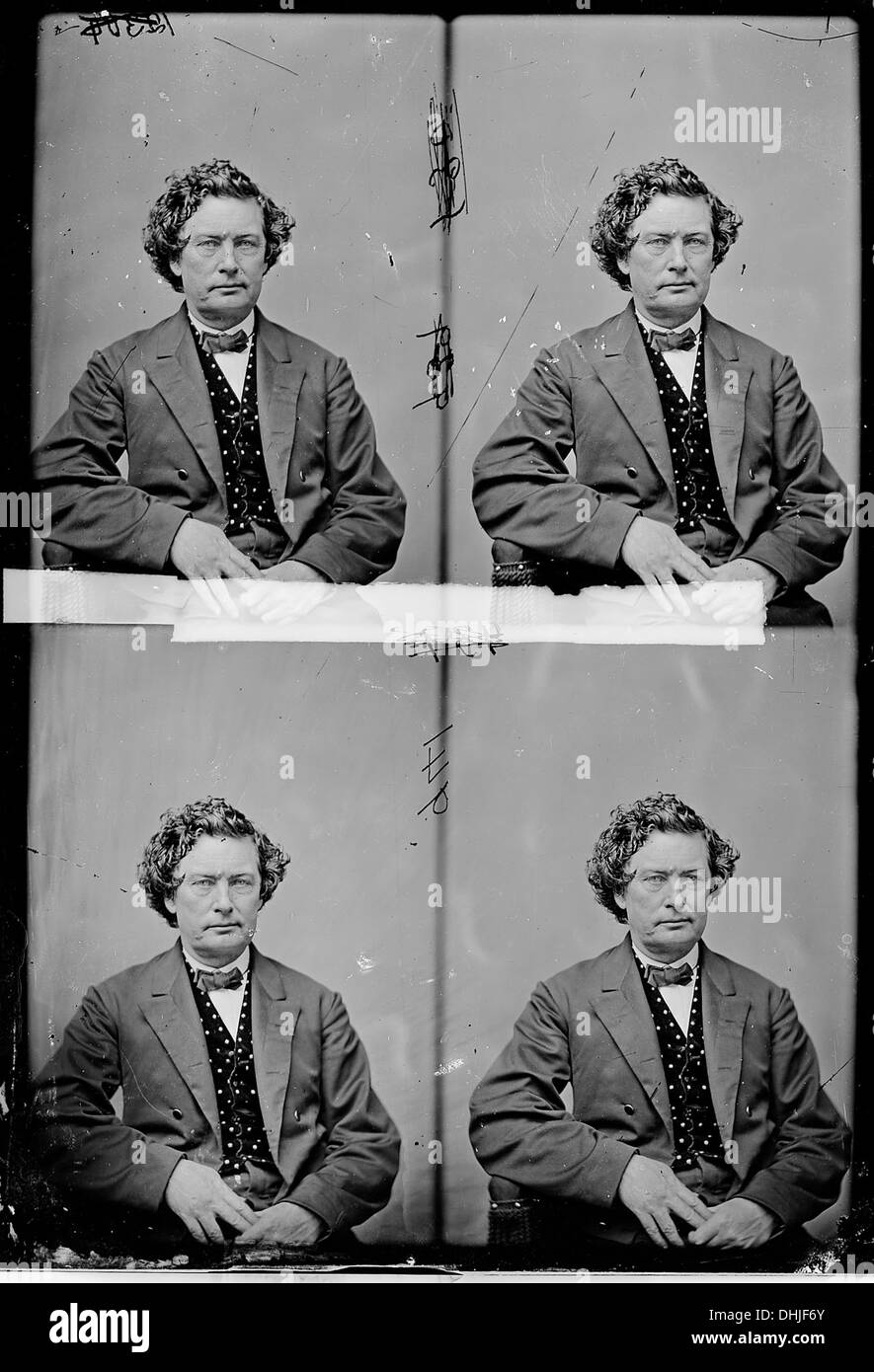 This photograph depicts Honorable Richard Yates, the Governor of ...
