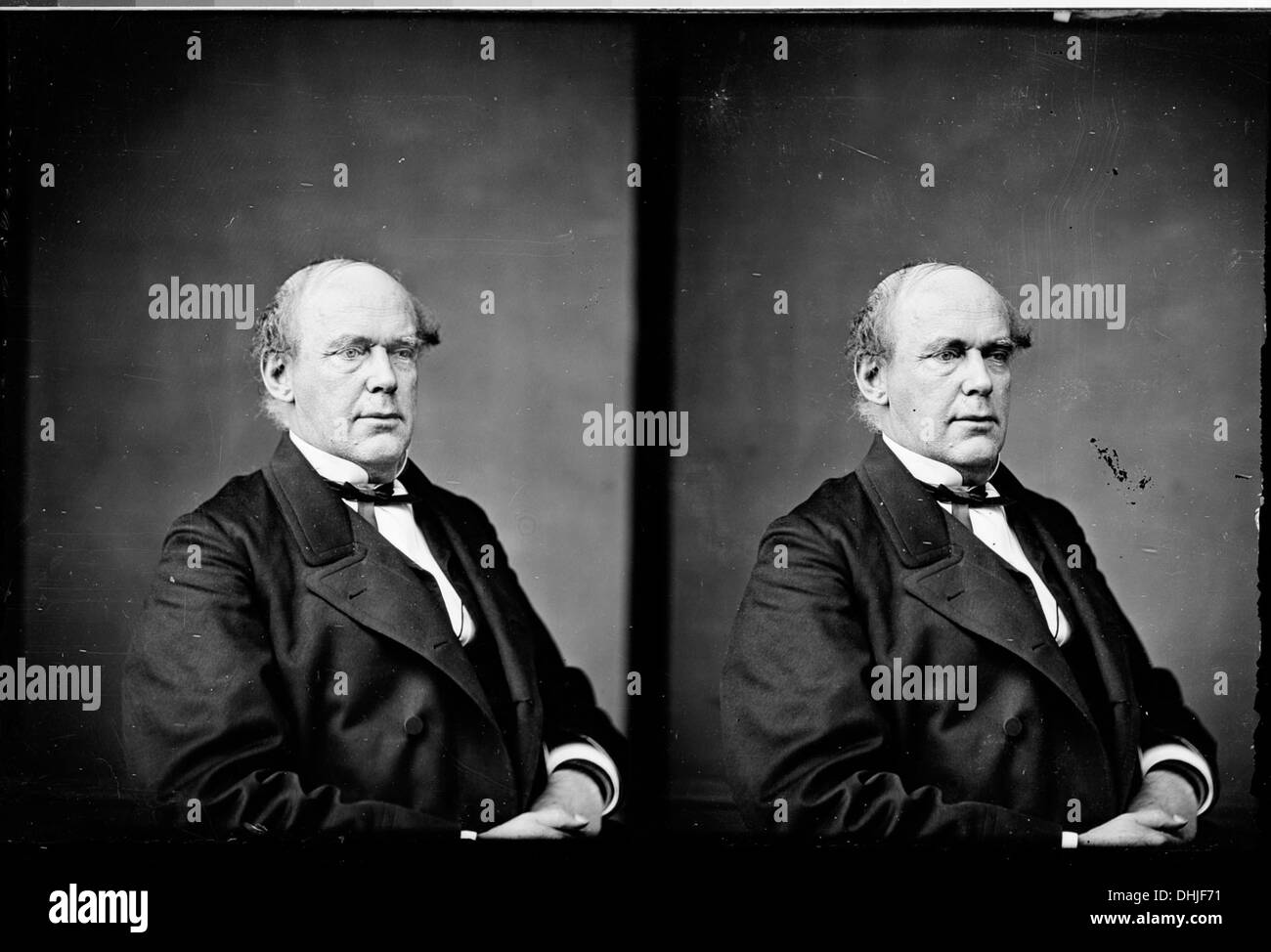 This image features Honorable Salmon P. Chase, who served as the Chief ...