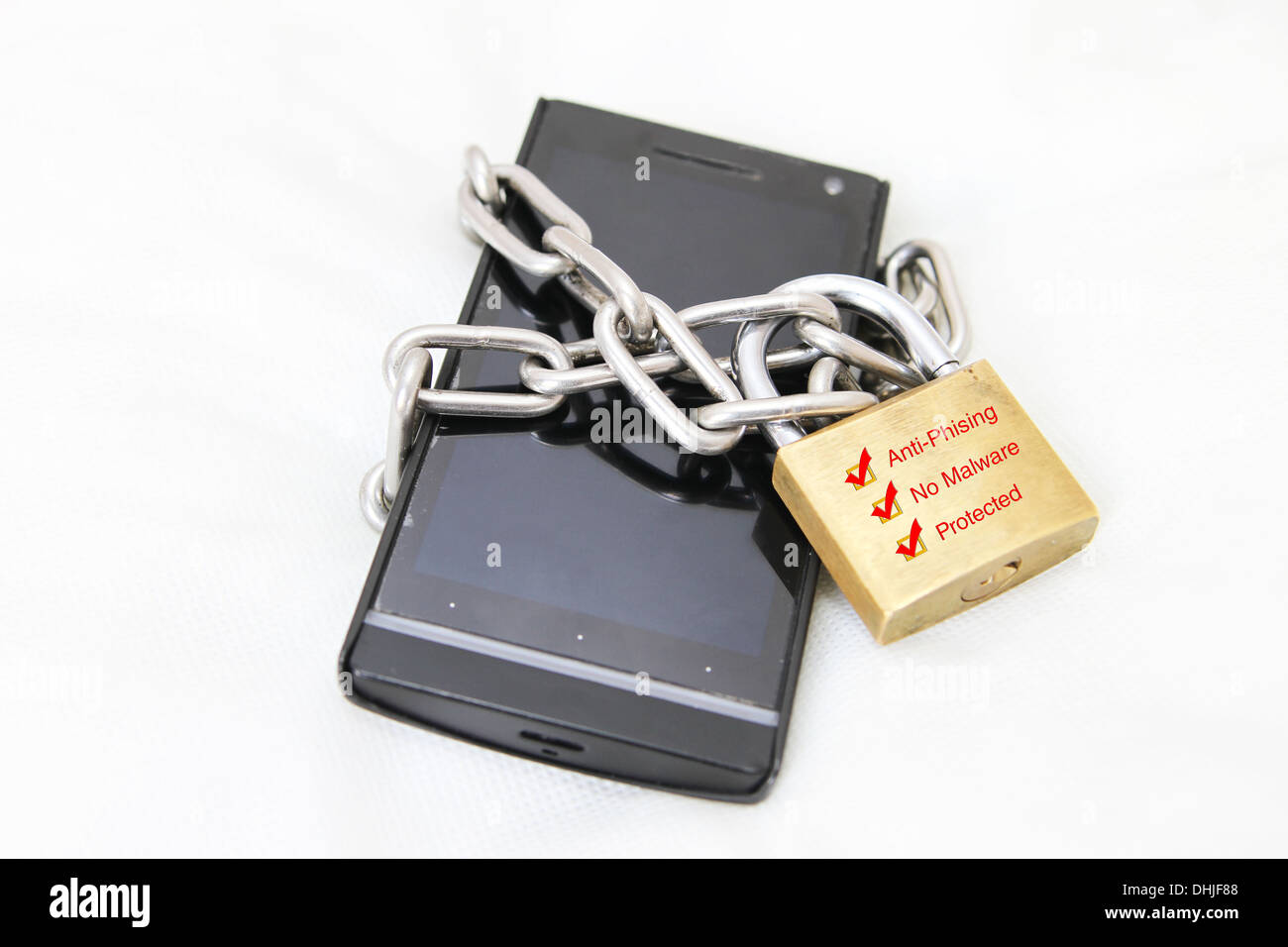 secured data, locked phone Stock Photo - Alamy