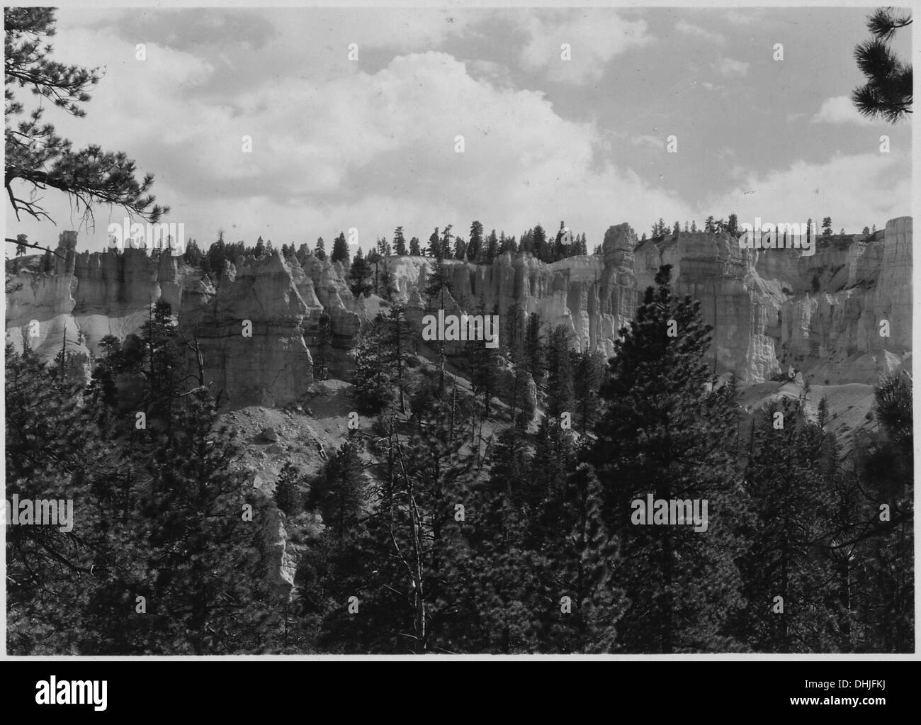 This image captures a view looking southward from Comanche Trail ...