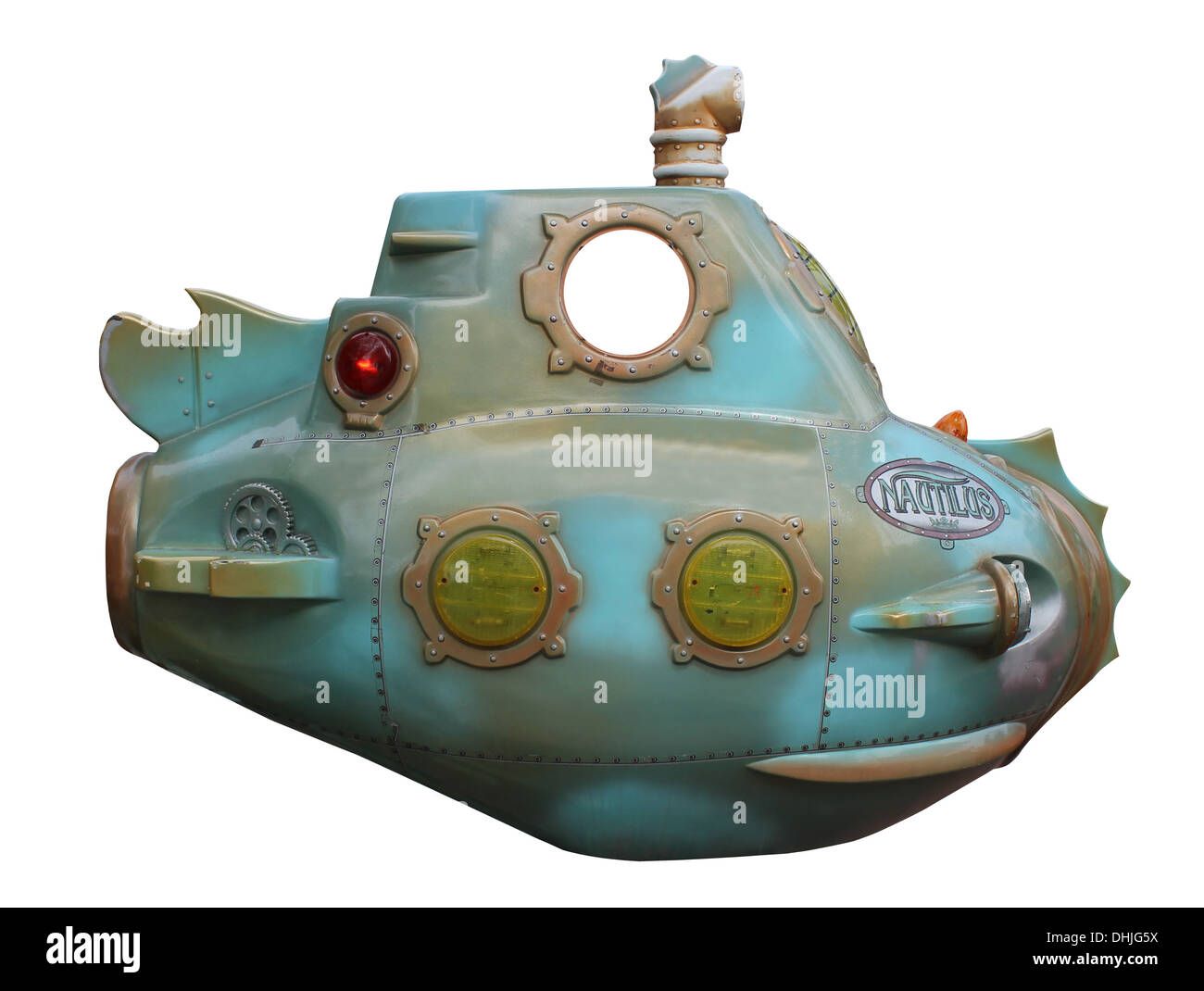 Mini submarine isolated on white background Stock Photo - Alamy