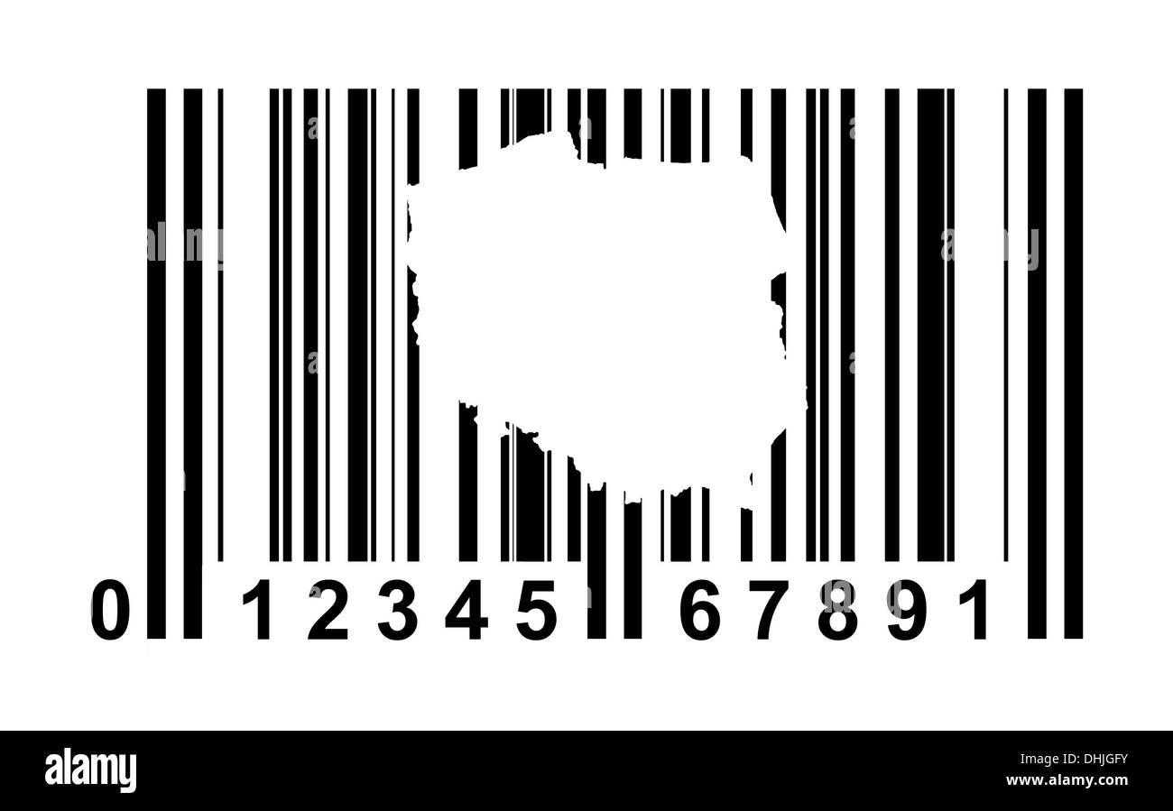 Poland shopping bar code isolated on white background Stock Photo - Alamy