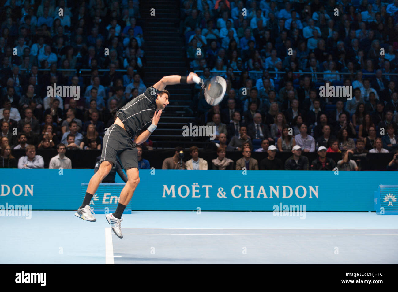 Novak djokovic action shot hi-res stock photography and images - Alamy