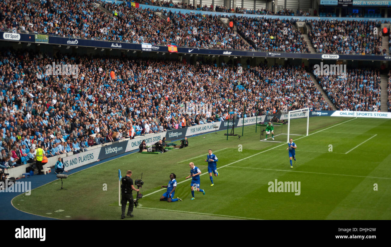Manchester City v Everton Premiership football match, Etihad Stadium ...