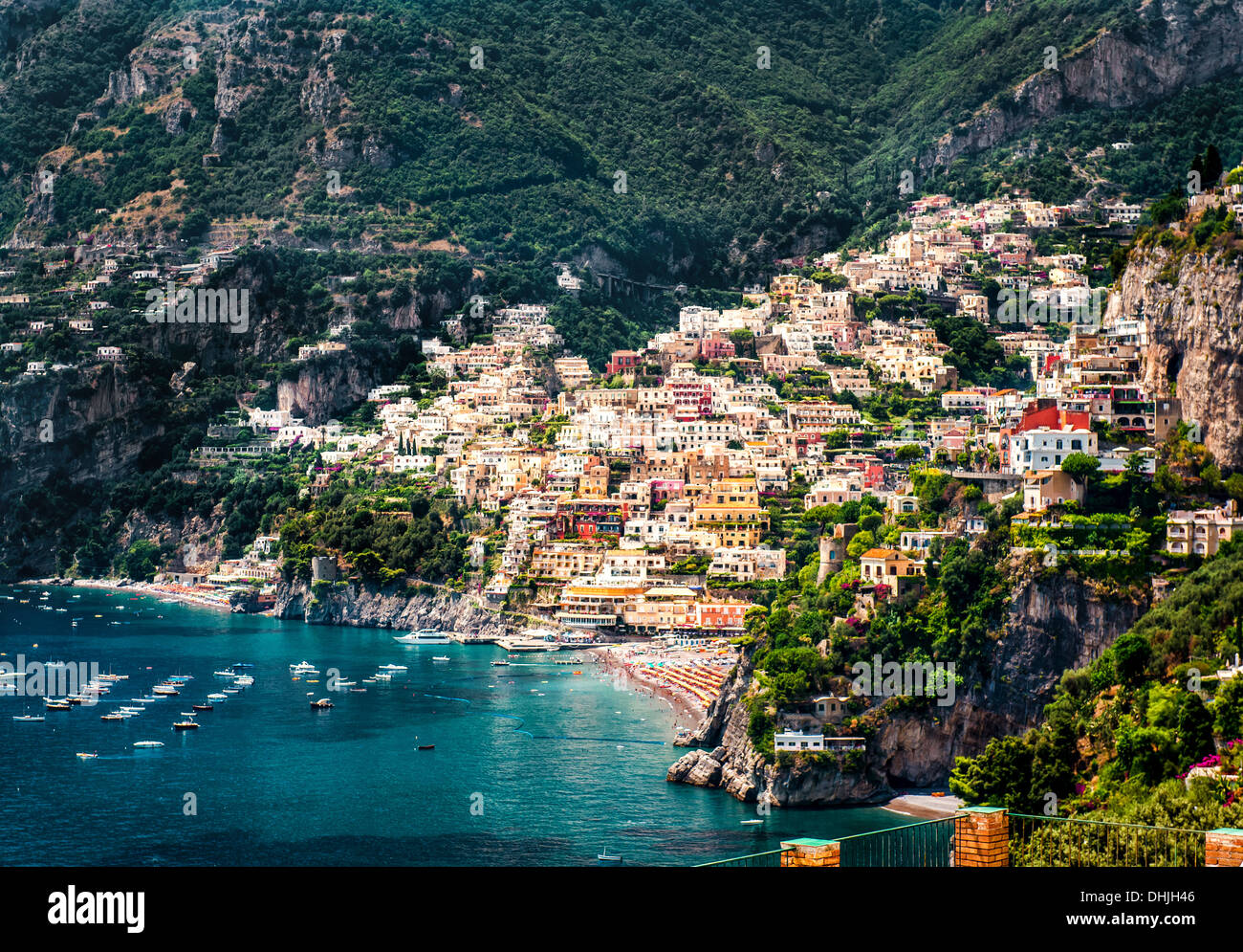 Positano resort italy famous old hi-res stock photography and images ...
