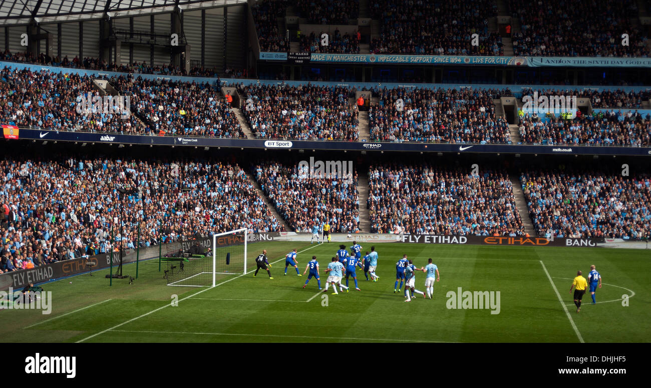 Manchester City v Everton Premiership football match, Etihad Stadium ...