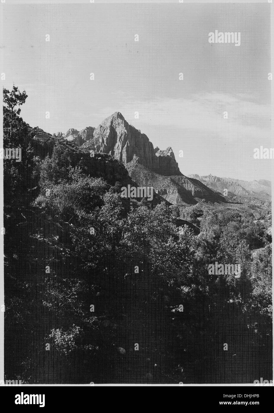 The Watchman is a prominent rock formation at the lower end of Zion ...